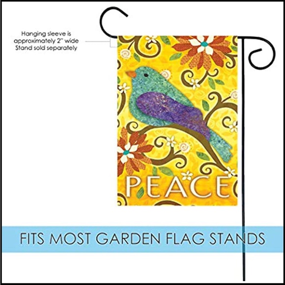 Toland Flags | Other | Garden Flag Bird Of Peace 25x18 Inch Yellow ...